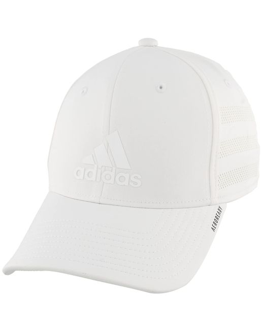 adidas Synthetic Mens Gameday 3 Structured Stretch Fit Cap in White for ...