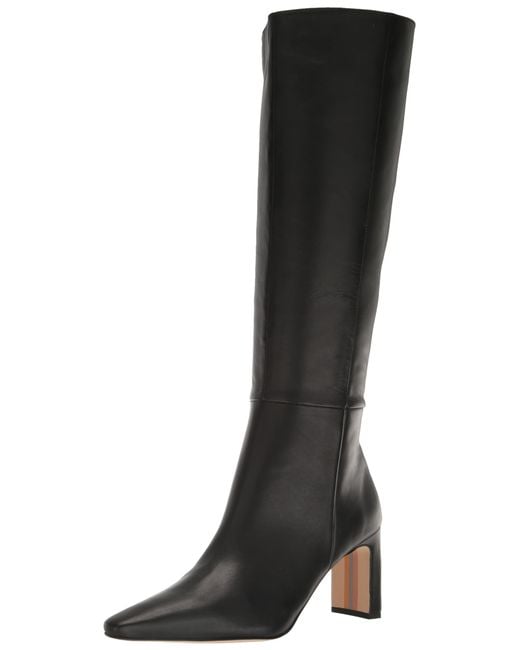 Sam Edelman Sylvia Knee High Boot in Black | Lyst
