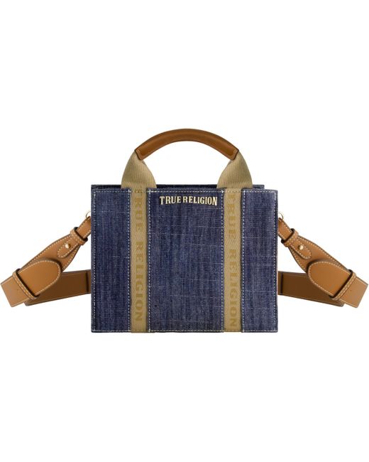 True Religion Tote Bag in Blue | Lyst