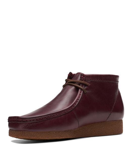 Clarks Shacre Boot Ankle in Red for Men | Lyst