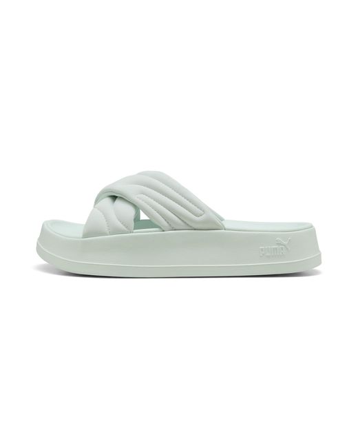 PUMA Leadcat Platform Slide Sandal in Blue | Lyst