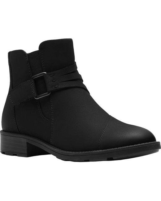Clarks Adalynn Faye Ankle Boot in Black | Lyst UK
