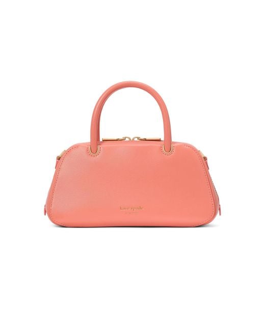 Kate Spade Grace Fine Grain Leather Mini Bag in Pink | Lyst