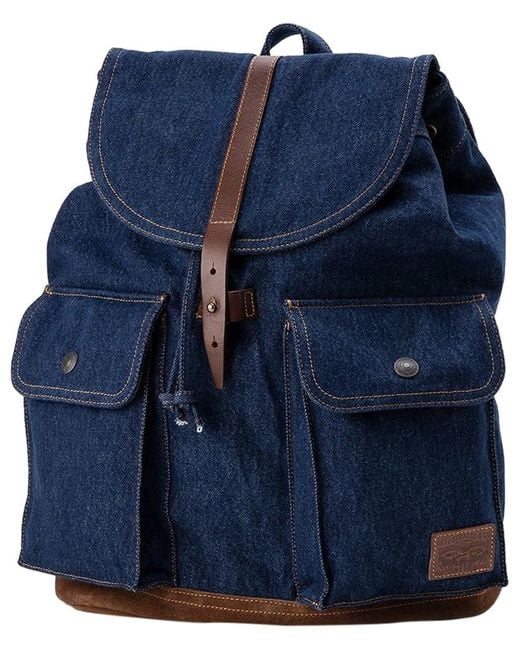 Levi's Heritage Rucksack Backpack in Blue for Men | Lyst UK