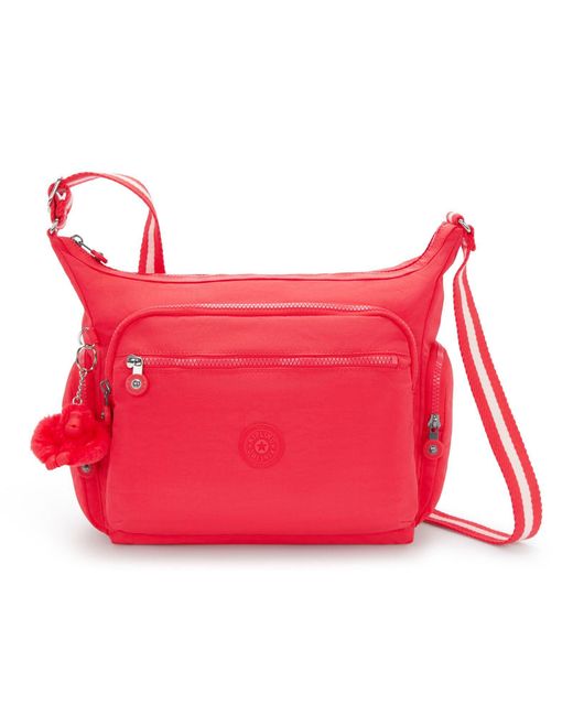 Kipling Gabbie Medium Crossbody in Red | Lyst UK