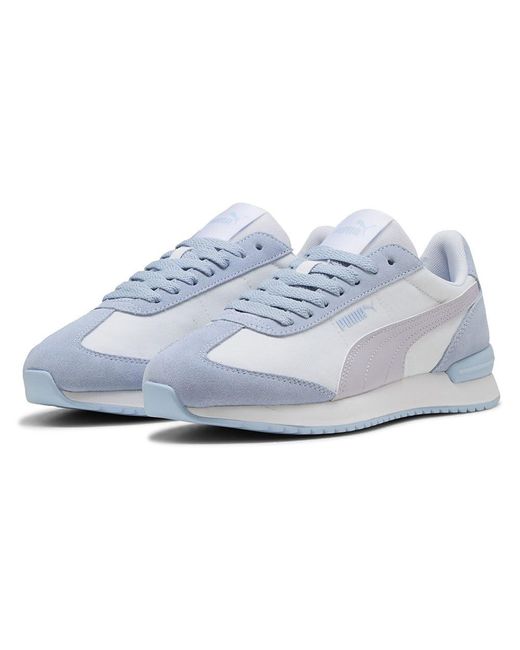 PUMA R78 Wind Mu Trainers Uk 4 White in Blue for Men | Lyst UK