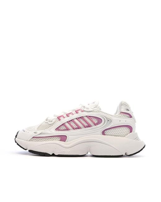 adidas Ozmillen White/pink Sneakers | Lyst UK