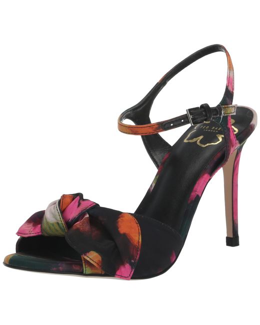 Ted Baker Neemia Heeled Sandal in Black | Lyst UK
