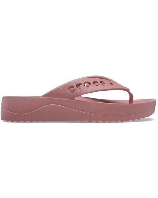 Crocs™ Baya Platform Flip Sandal in Purple | Lyst UK