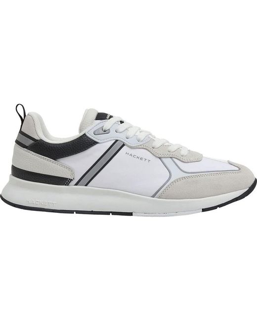 Hackett H-runner Tech Sport Trainers in White for Men | Lyst UK