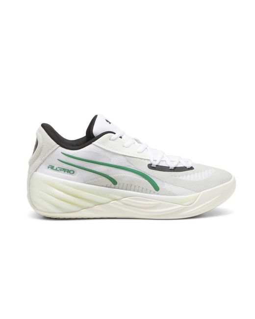 PUMA All-pro Nitro Warm White/glacial Gray/archive Green 7 Medium for ...