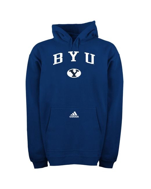 adidas Ncaa Byu Cougars Big Game Day Hoodie in Blue for Men | Lyst UK