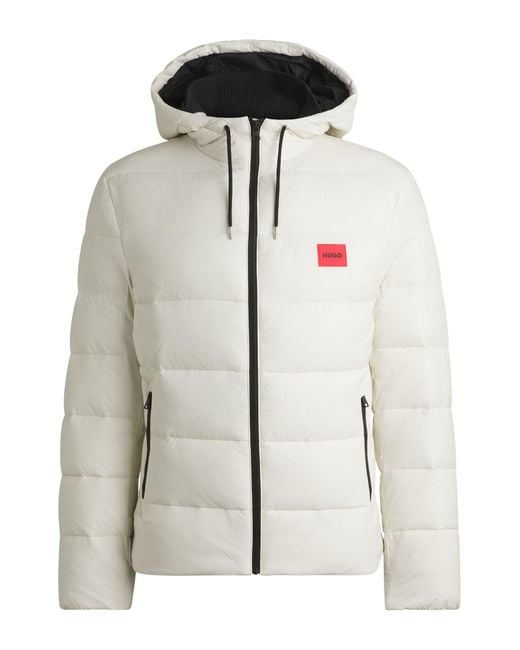 HUGO S Balin2242 In Logo-trim Puffer Jacket With Water-repellent Finish ...