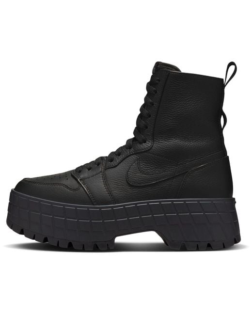 Nike Air Jordan 1 Brooklyn Boots in Black | Lyst UK