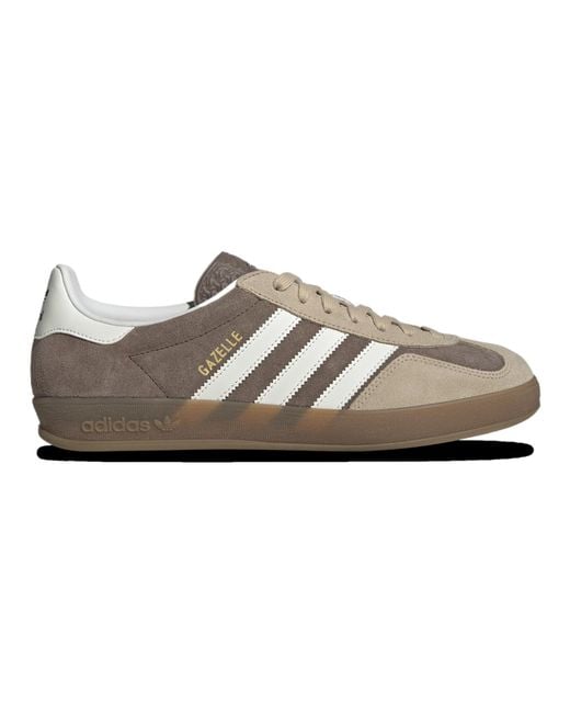 adidas Originals Gazelle Indoor Sneakers in Grey for Men | Lyst UK