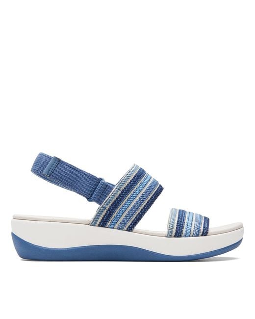 Clarks Arla Stroll Combi Sandals in Blue | Lyst