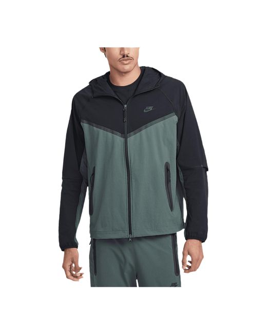 Nike Tech Woven Jacket in Green for Men | Lyst UK
