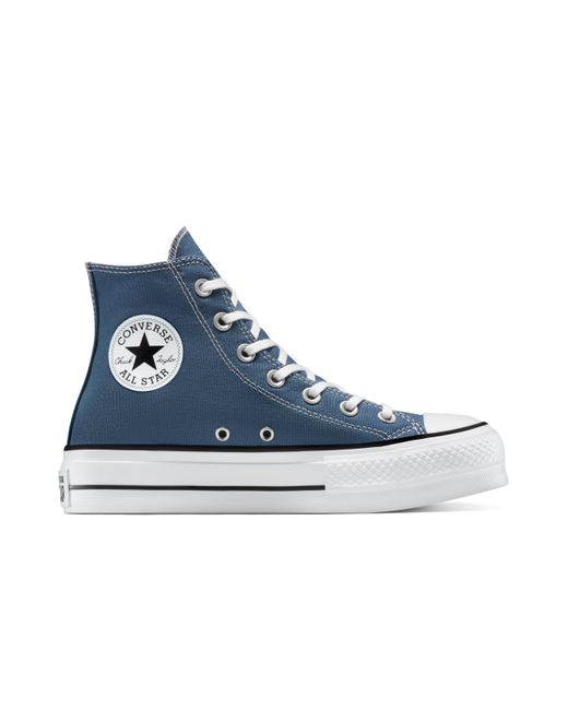 Converse Chuck Taylor All Star Lift Platform High Top Sneaker in Blue ...