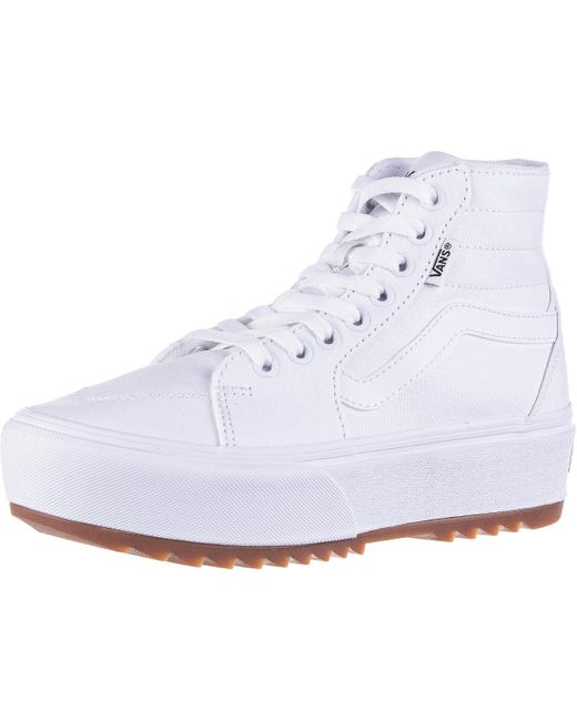 Vans Filmore Hi Tapered Platform St Sneaker in White | Lyst UK