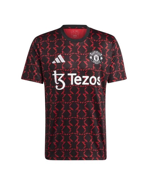 adidas Chester United Football Training Jersey in Red for Men | Lyst UK