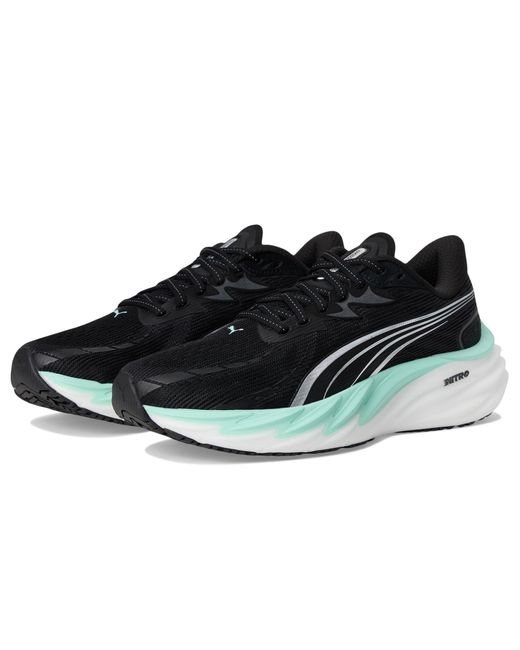PUMA Velocity Nitro Running Shoes Sneaker in Black | Lyst UK