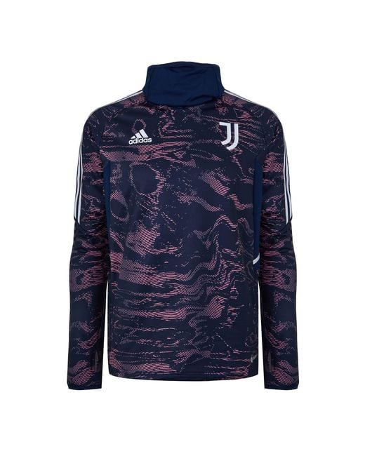 adidas S Juventus Pre Match Warm Up Top Adults Pink Xs in Blue | Lyst UK