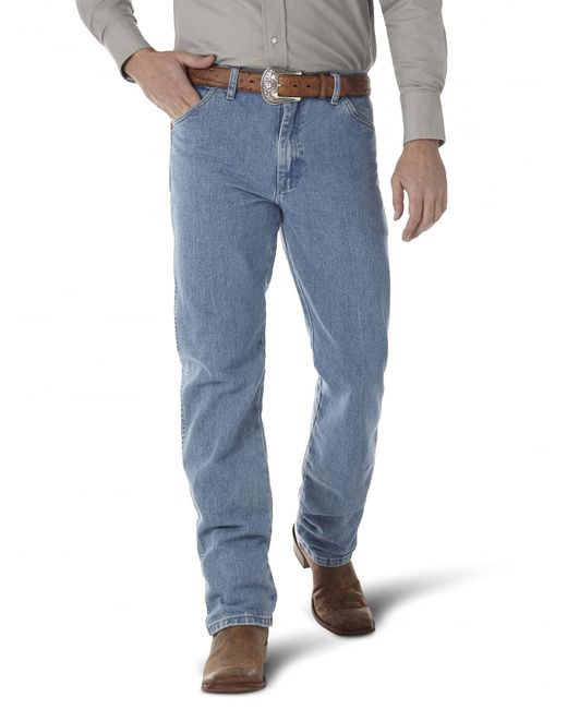Wrangler Original Fit Jean Jeans in Blue for Men | Lyst UK