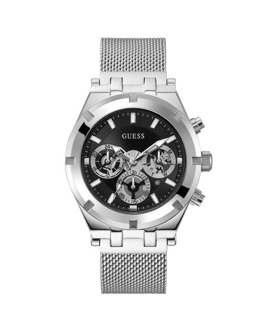 Guess Analog Gw0582g1 in Metallic for Men | Lyst UK