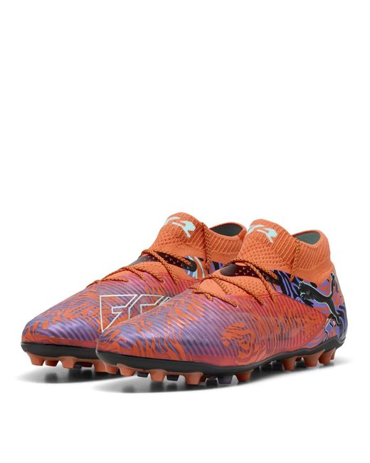 PUMA Future 8 Ultimate Creativity Astro Turf Football Boots Orange Pop ...