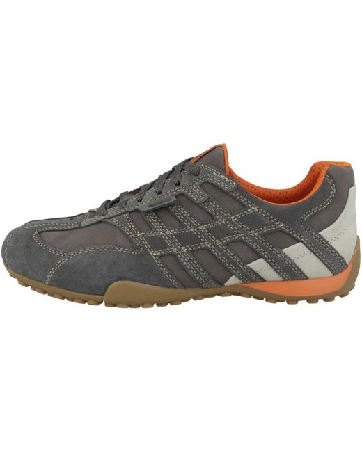 Geox Low U Snake Original A Trainers in Black for Men | Lyst UK