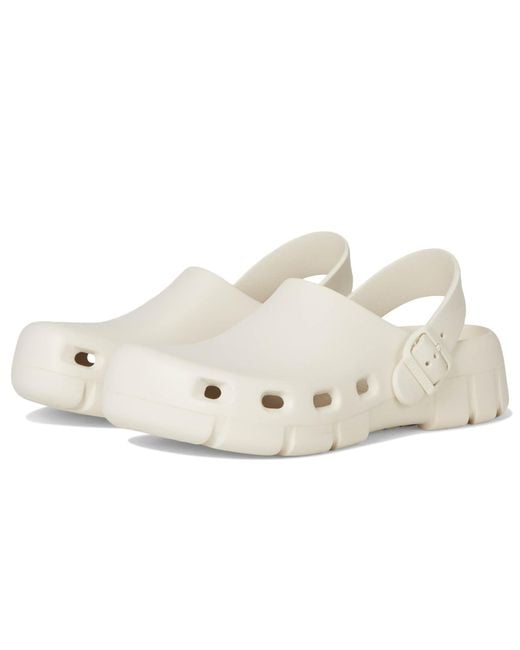 Birkenstock Birki Flow Eva Slippers, Synthetic in White | Lyst UK