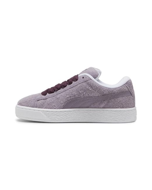 PUMA S Suede Xl Hairy Lifestyle Sneakers Shoes in Purple | Lyst UK