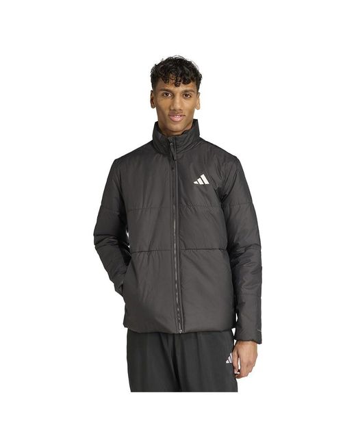 adidas Bsc Climawarm 3 Stripes Insulated Jacket Xs in Black for Men | Lyst UK