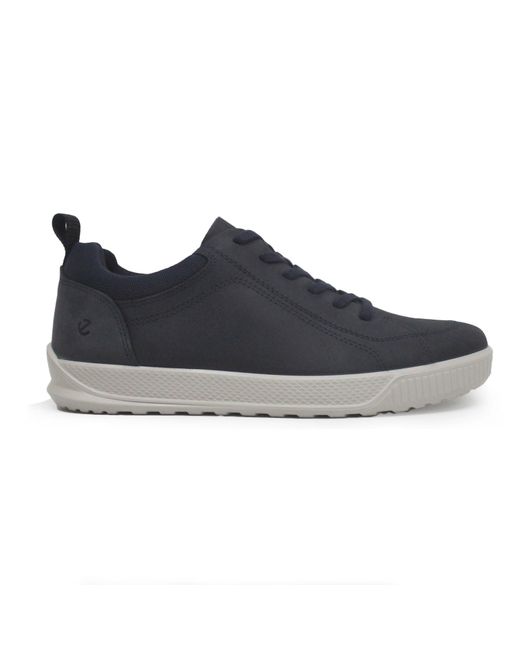 Ecco Byway Lace Up Sneakers in Blue for Men | Lyst UK