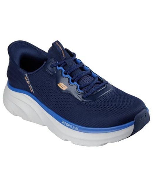 Skechers D'lux Vapor Slip-on Sneakers in Blue for Men | Lyst UK