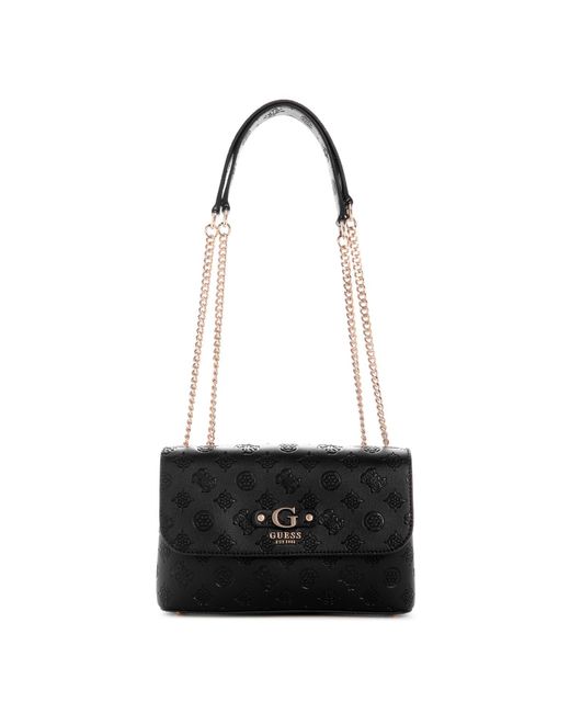 Guess Dita Convertible Crossbody Flap in Black | Lyst UK