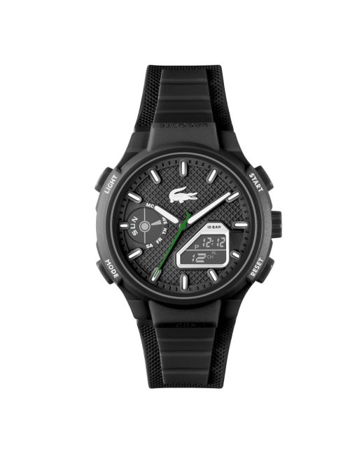 Lacoste Digital Watch – 45mm Sporty Fashion Timepiece With Silicone in ...