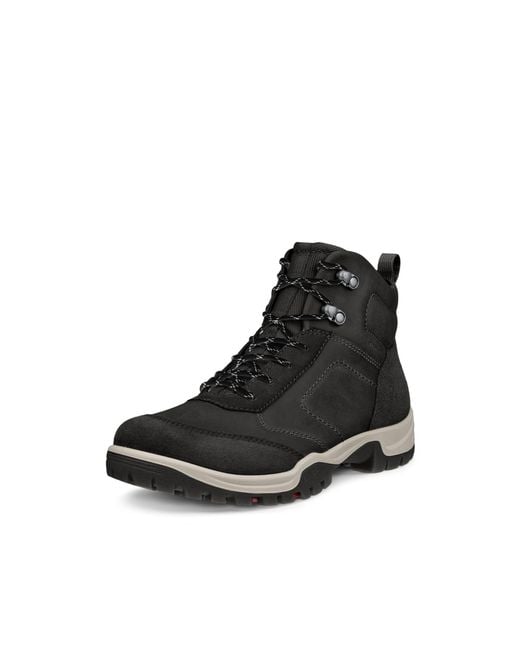 Ecco Expedition Iii Mid Waterproof Hiking Boot in Black | Lyst