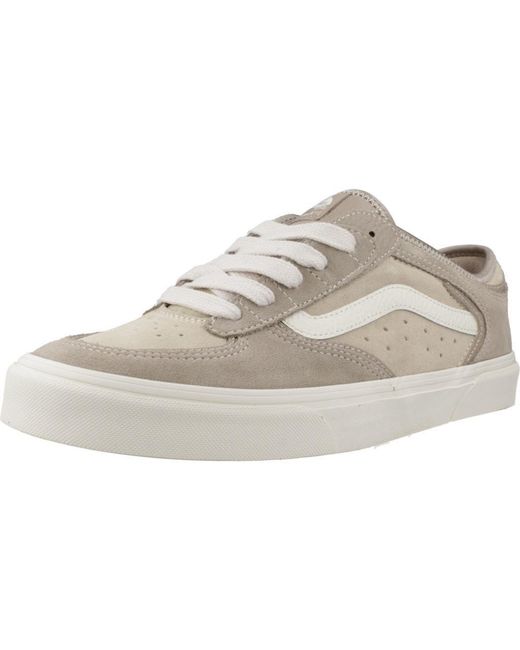 Vans Rowley Classic Beige 7.5 in Metallic for Men | Lyst UK