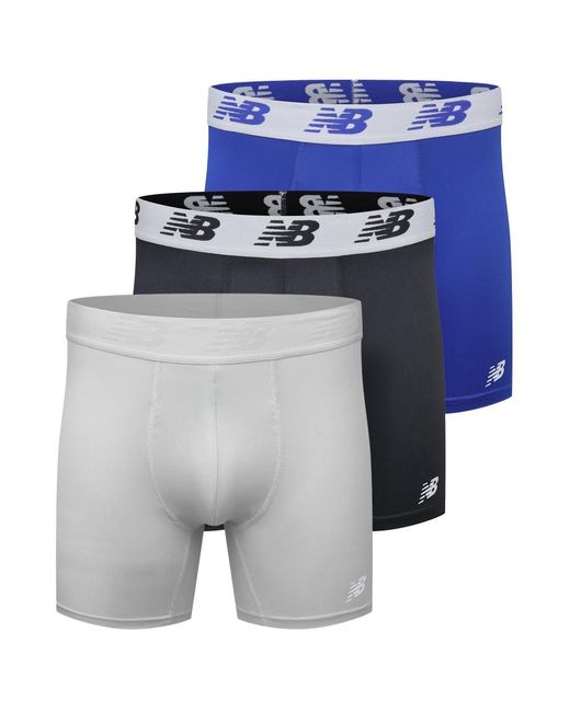 New Balance 3" Performance No Fly Short Boxer Brief Trunks Underpants ...