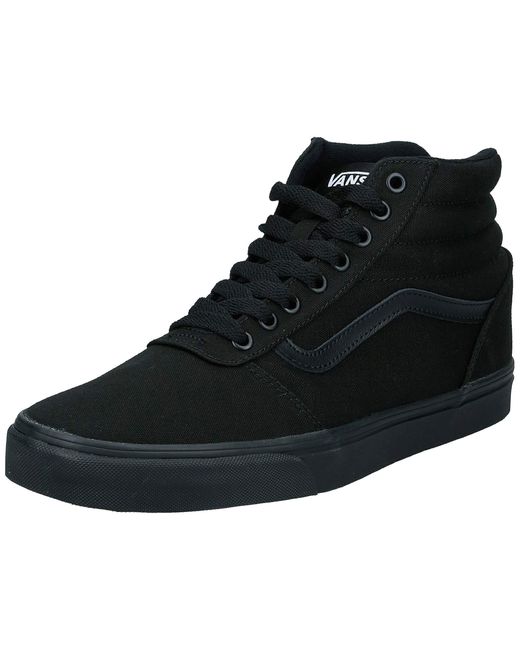 Vans Ward Hi Canvas in Black for Men | Lyst UK