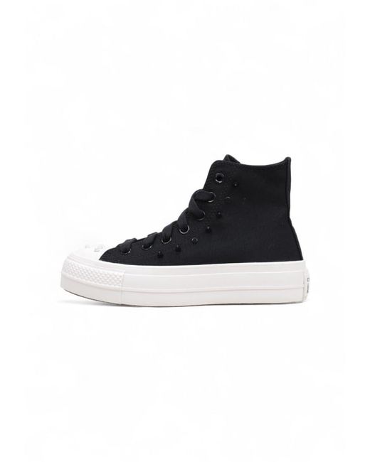 Converse Chuck Taylor All Star Lift Ankle Boots With Platform in Black ...