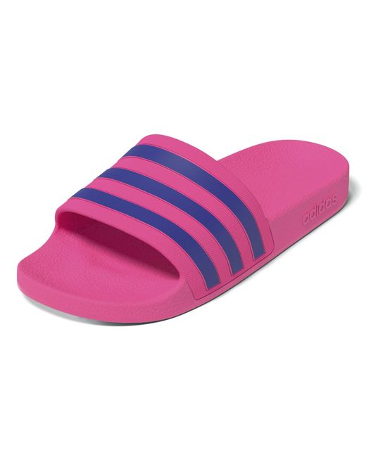 adidas Adilette Aqua Slides in Pink | Lyst UK