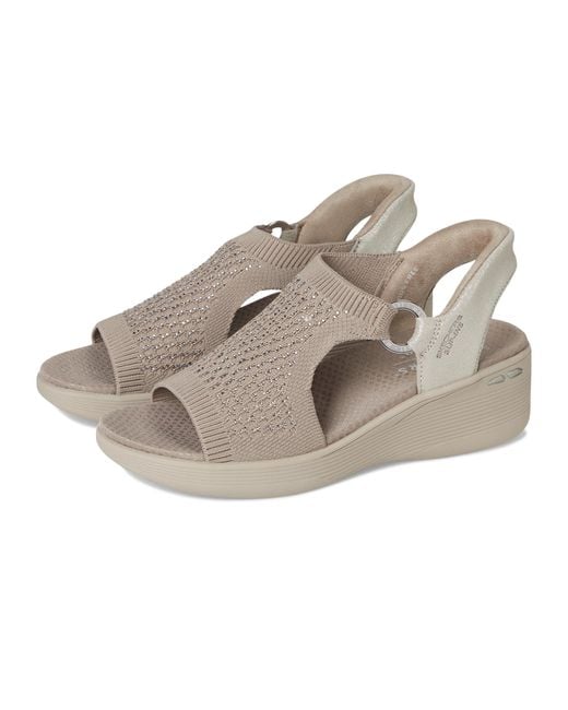 Skechers Lite - Park Path Hands Free in Metallic | Lyst