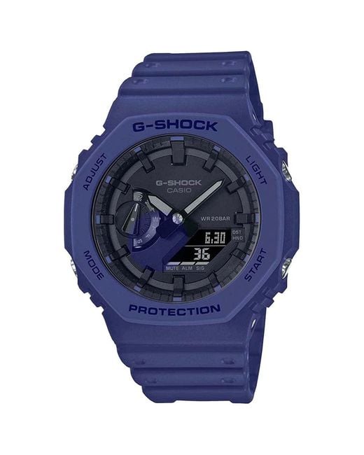 G-Shock G-shock Ga-2100-2adr Quartz Watch in Blue for Men | Lyst