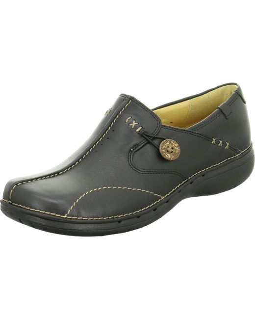 Clarks S Un Loop Loafers in Green | Lyst UK