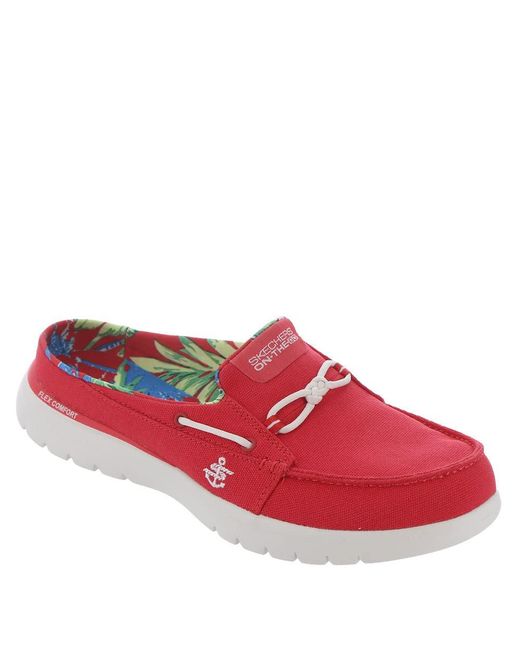 Skechers on the go womens red store