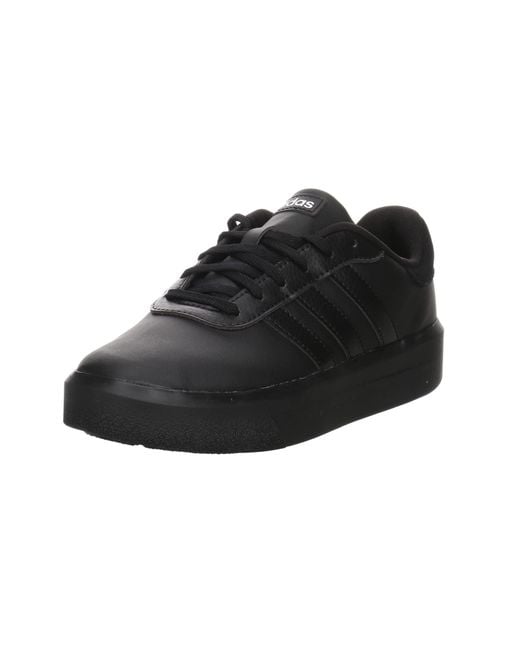 adidas Court Platform Sneakers in Black | Lyst UK