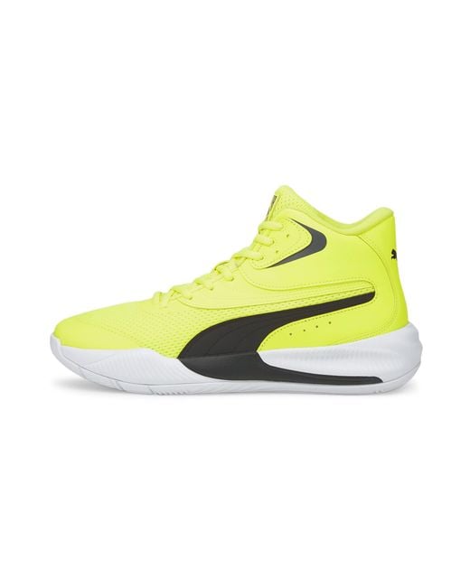 PUMA Rubber Triple Mid in Yellow for Men - Save 43% | Lyst