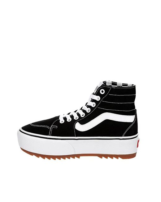 Vans Filmore Hi Tapered Platform St Sneaker in Black | Lyst UK